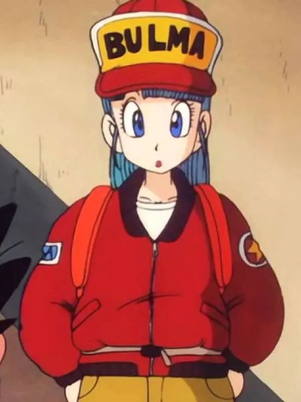 Bulma Red Jacket Dragon Ball Bulma Bomber Jacket