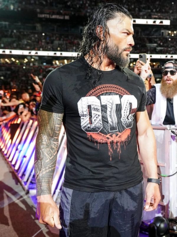 WWE SummerSlam Roman Reigns OTC T-Shirt - Victoria Jacket