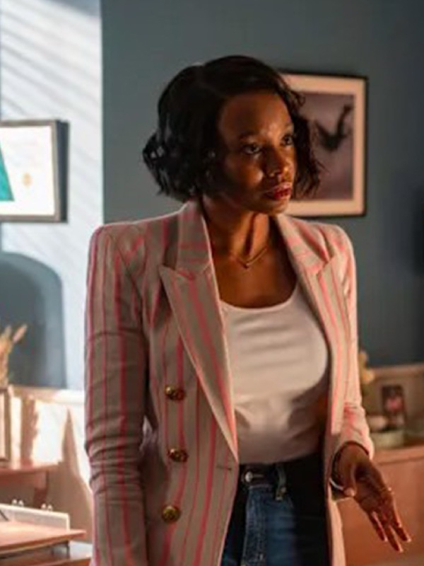 Brilliant Minds 2024 Tamberla Perry Striped Blazer