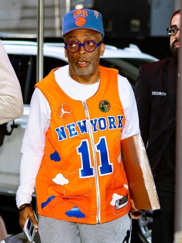 Spike Lee 2025 New York Knicks Orange Vest