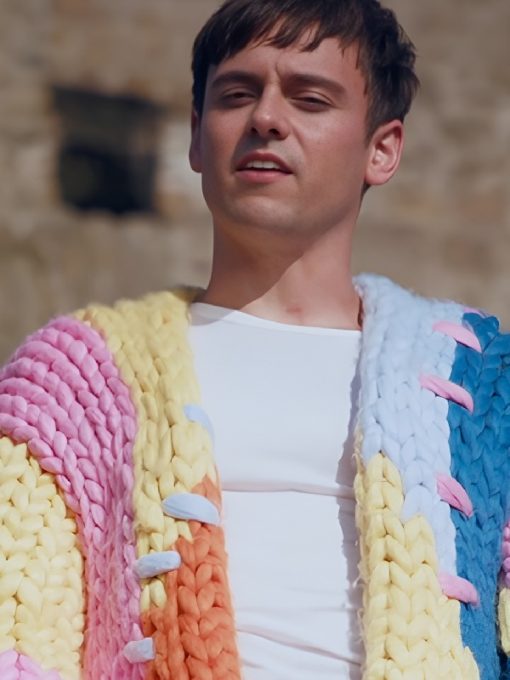 Game Of Wool Britains Best Knitter Tom Daley Knit Cardigan